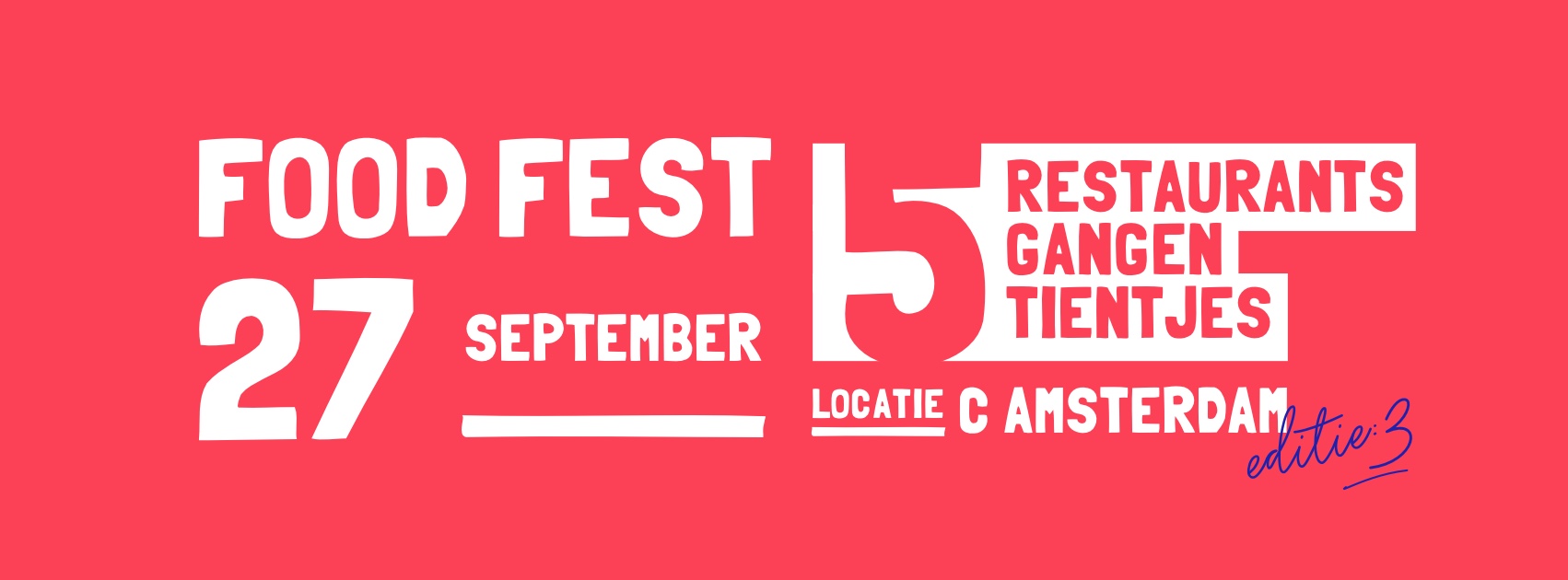 Foodini Food Fest #3 - 5 restaurants, 5 gangen, 5 tientjes. | Foodini